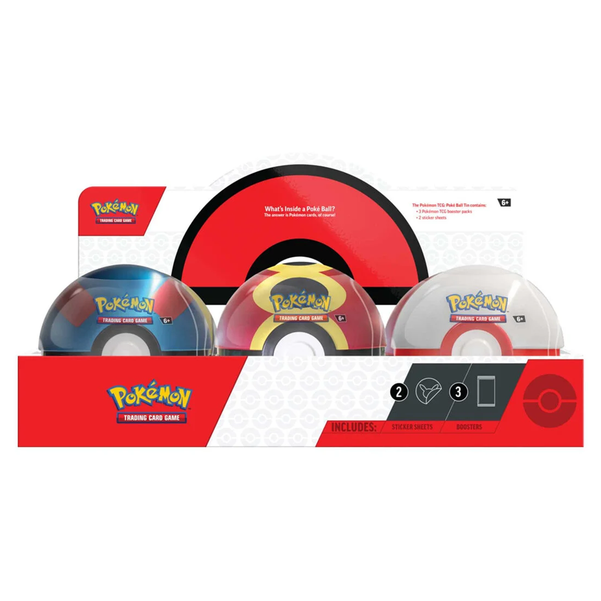 Poke Ball Tin Display (Q4 2025) | Pokemon TCG – PokeSama