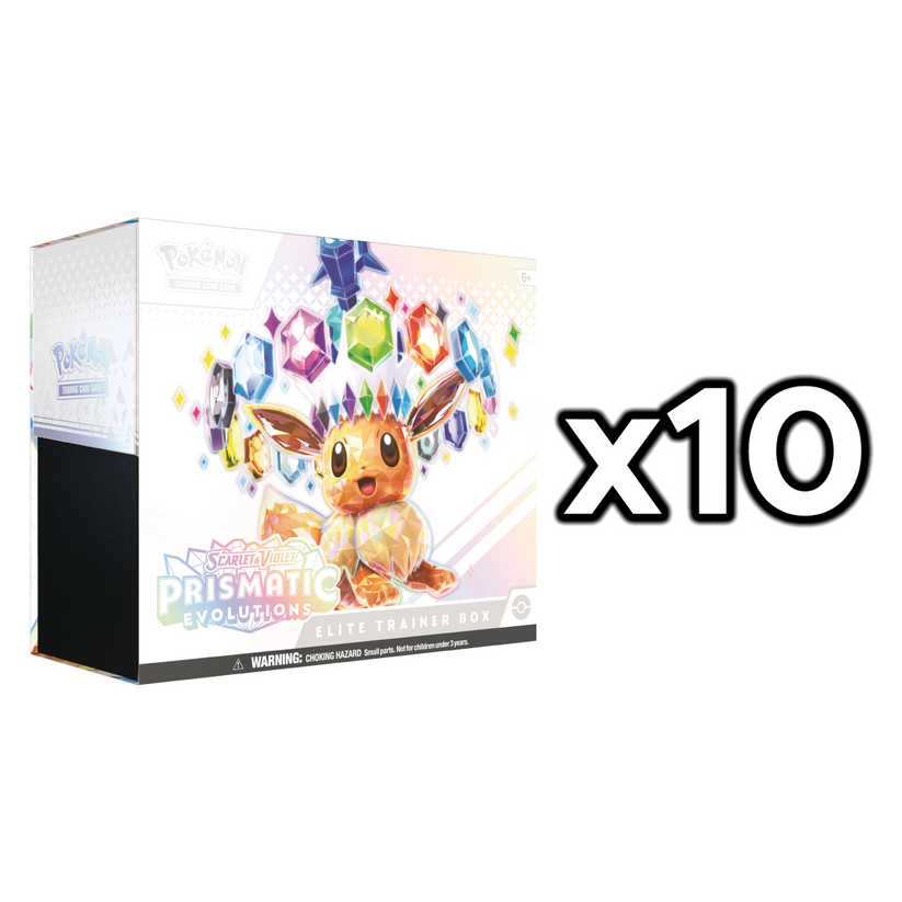 Prismatic Evolutions Elite Trainer Box Case | Pokemon TCG – PokeSama