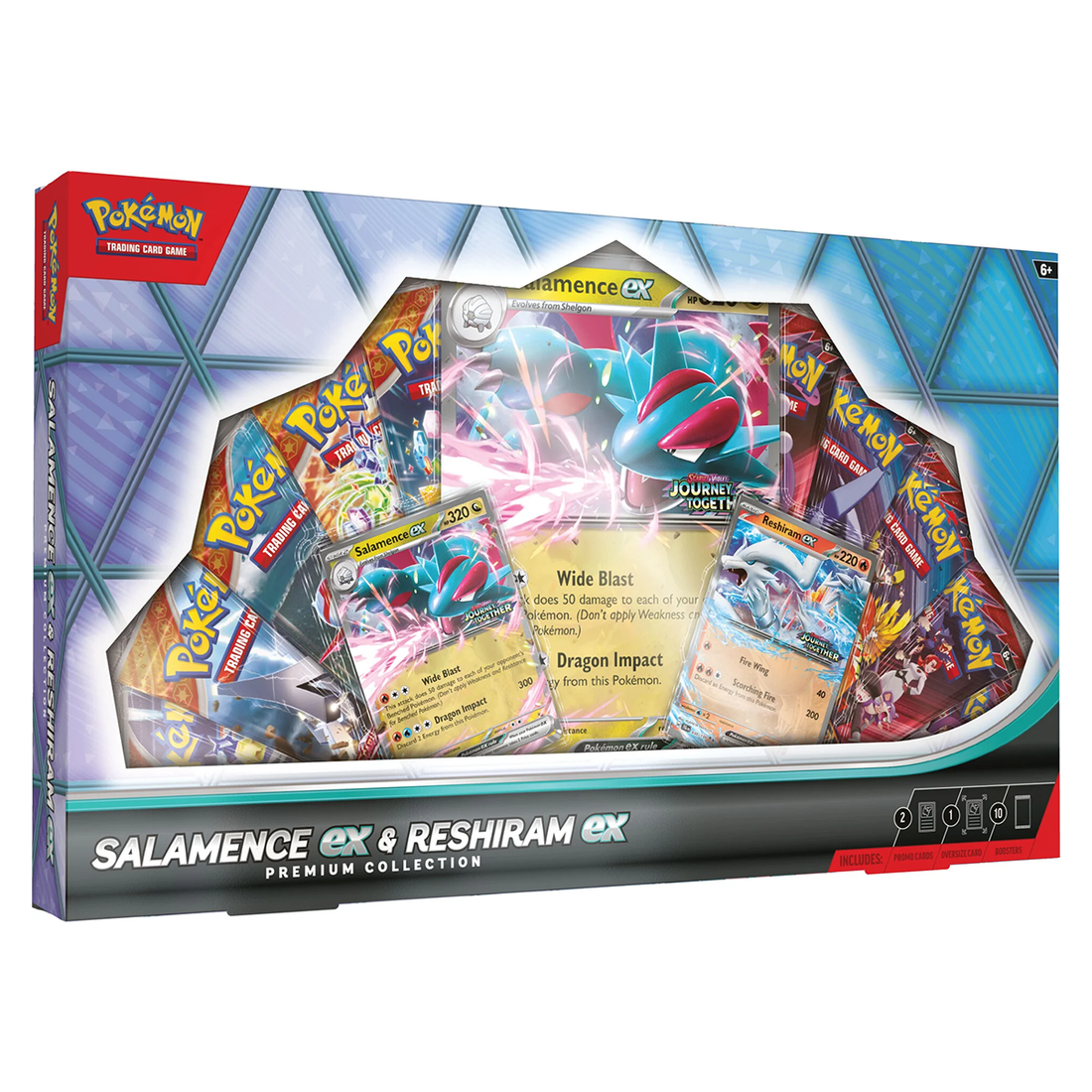 Salamence ex & Reshiram ex Premium Collection | Pokemon TCG – PokeSama